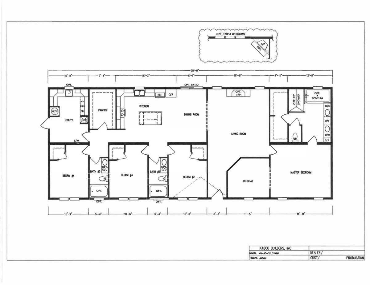 MD-43-32 Stagecoach • Kabco Builders